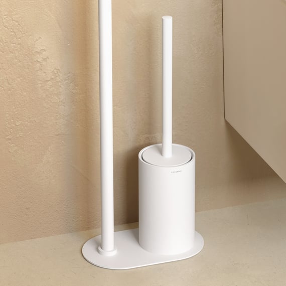 Cosmic Architect S+ toilet brush set with toilet roll holder, matt ...