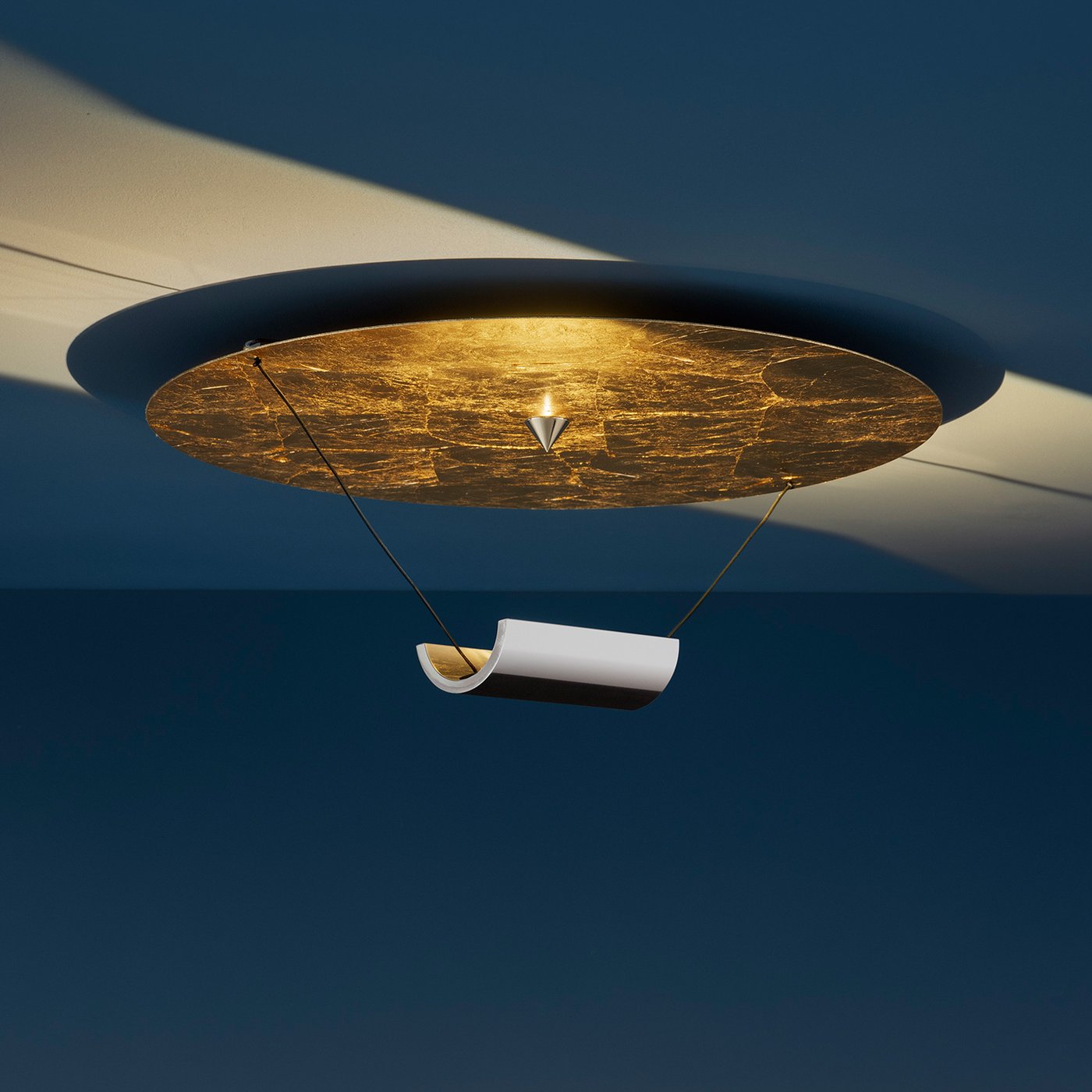 Catellani & Smith Disco ceiling light, LED dimmable, gold - DSCLG | REUTER