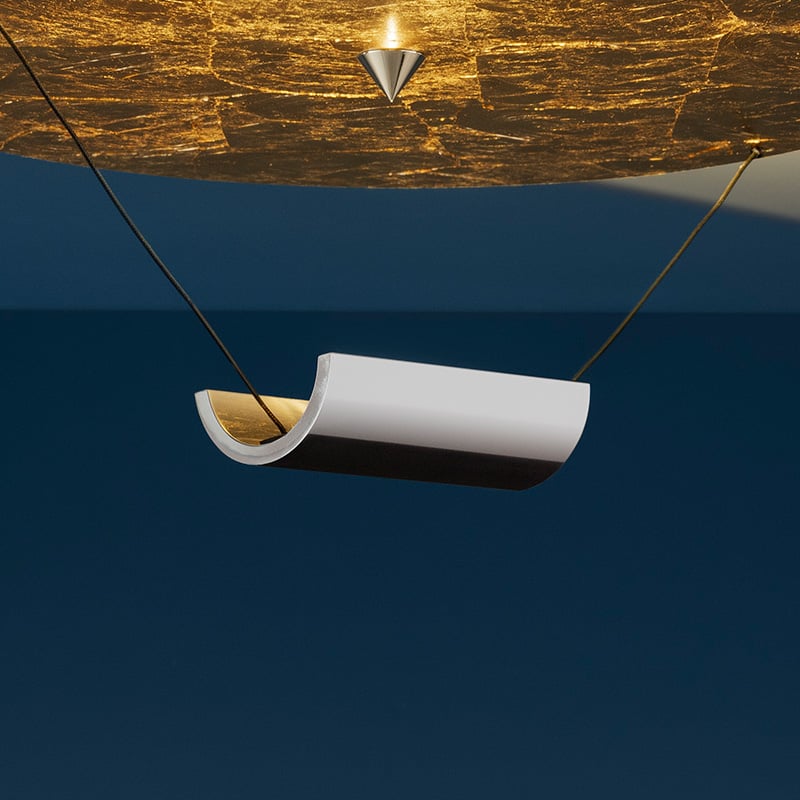 Catellani & Smith Disco ceiling light, LED dimmable, gold - DSCLG | REUTER