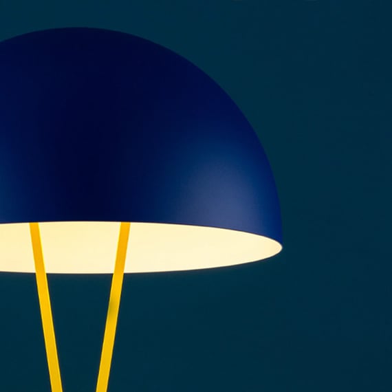 Catellani & Smith Ale BIG table lamp, LED blue/red/yellow - ALEBIG | REUTER