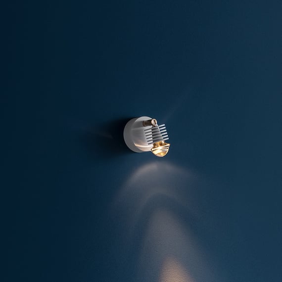 Catellani & Smith EC 301 wall light/ceiling light, LED dimmable, white ...