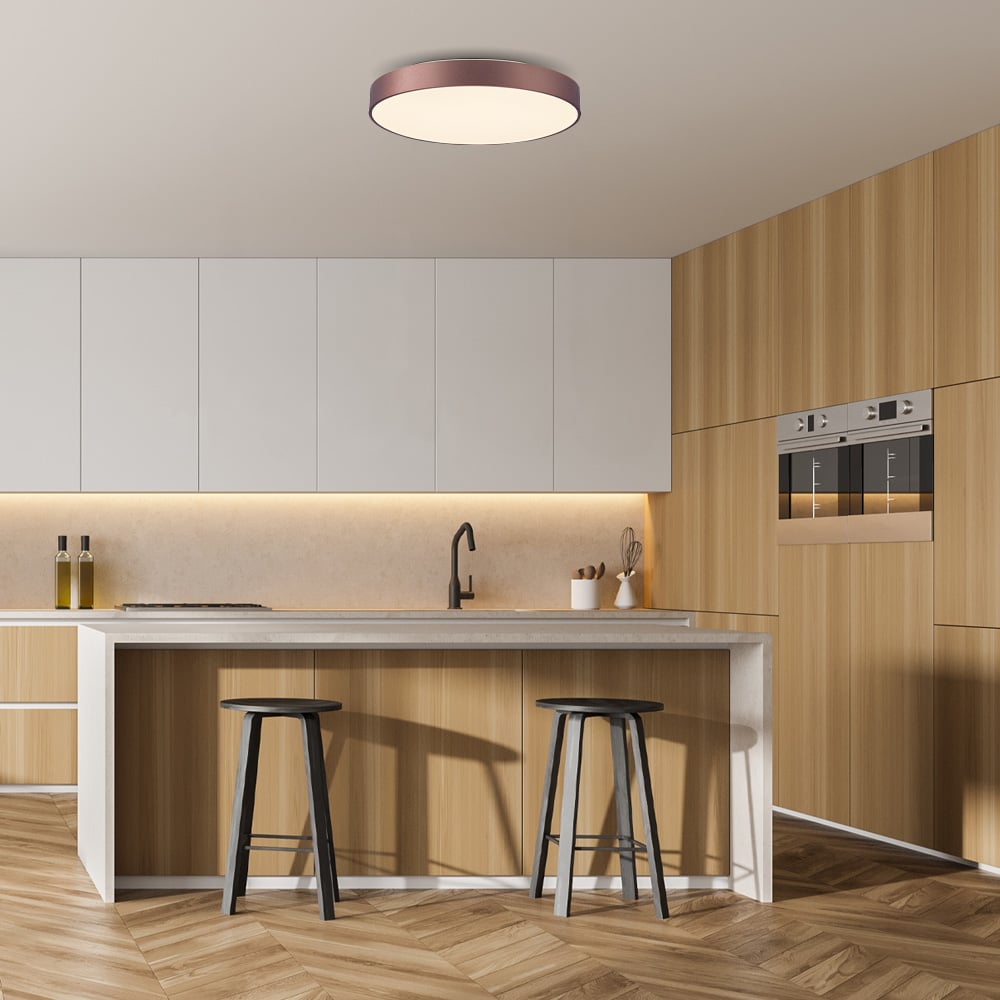 Deko-Light Menkar ceiling light, LED dimmable, coffee - 348201 | REUTER