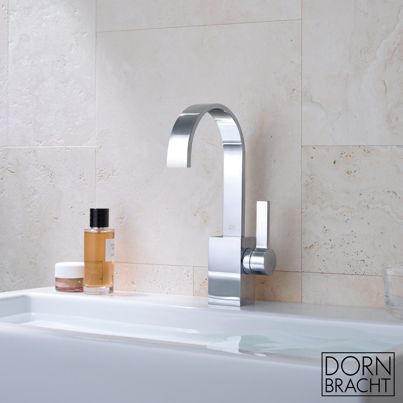 Dornbracht MEM basin fitting with pop-up waste set, chrome - 33501782 ...