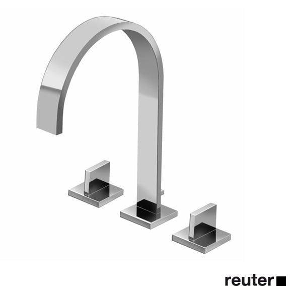 Dornbracht MEM basin fitting with pop-up waste set, platinum - 20715782 ...
