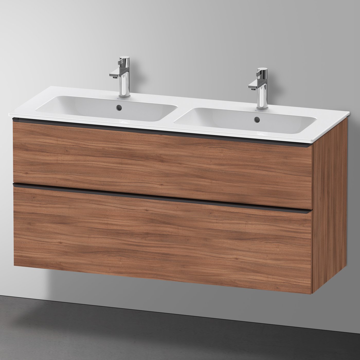 Duravit Me by Starck vanity unit with double washbasin, 2 pull-out ...