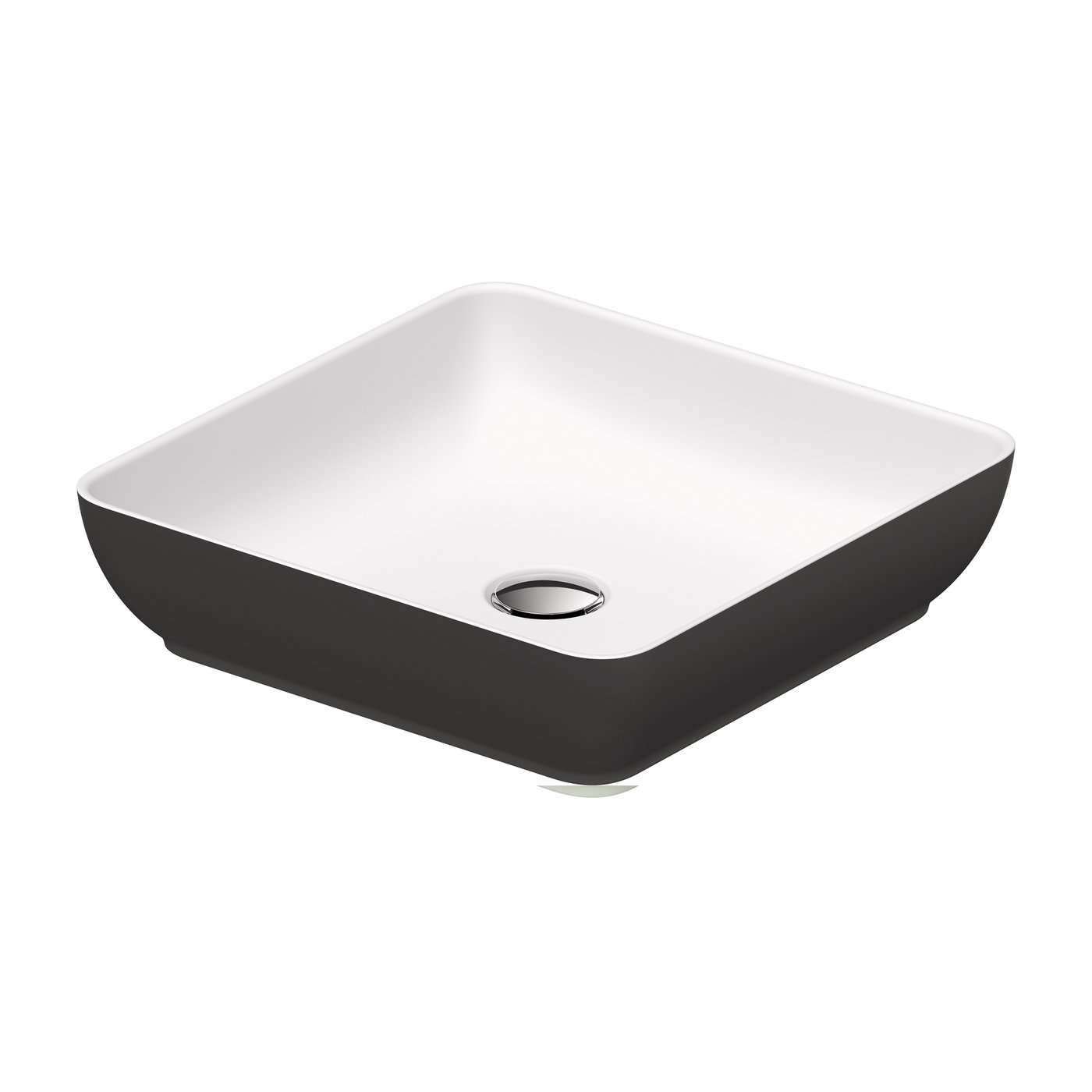 Duravit Sivida Aufsatzwaschtisch dunkelgrau matt/weiß seidenmatt ...