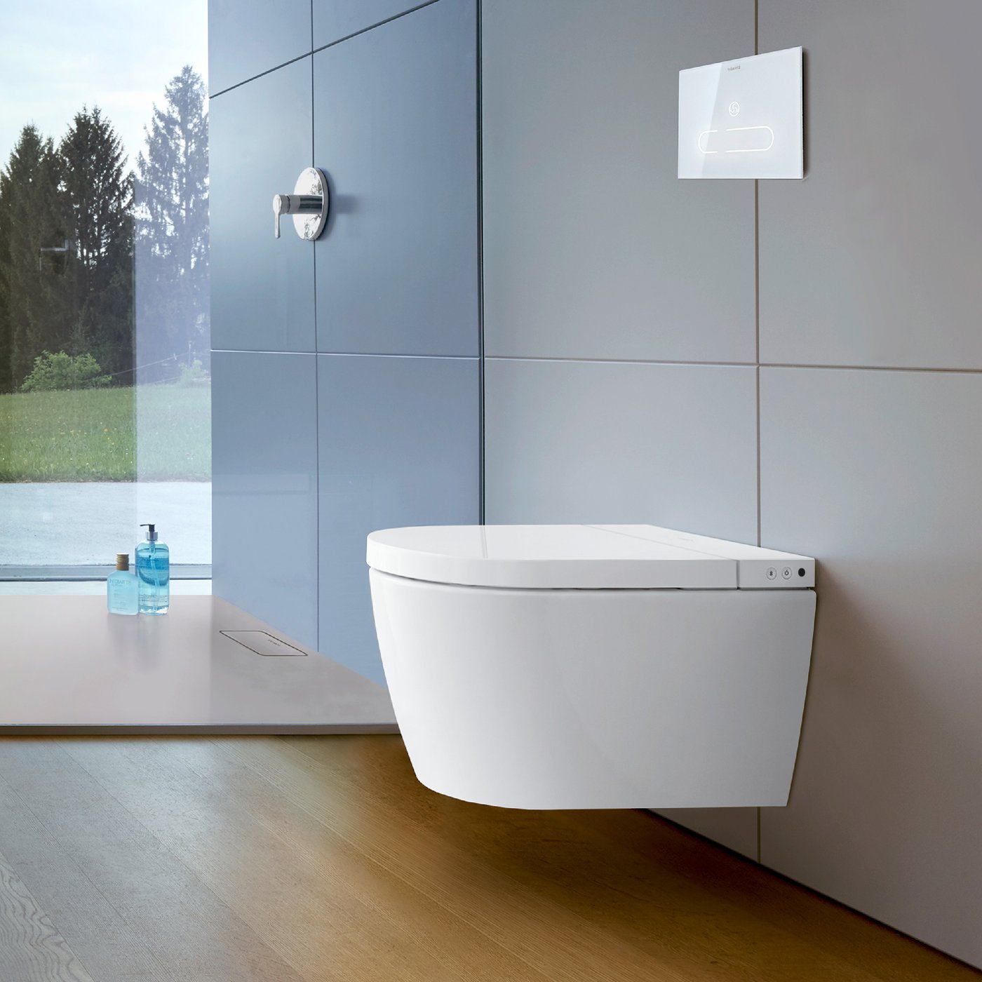 Duravit SensoWash® Starck f Lite Compact shower toilet complete system ...