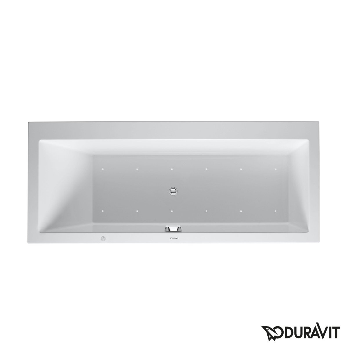 Duravit Vero rectangular whirlbath with Air-System, with filling ...
