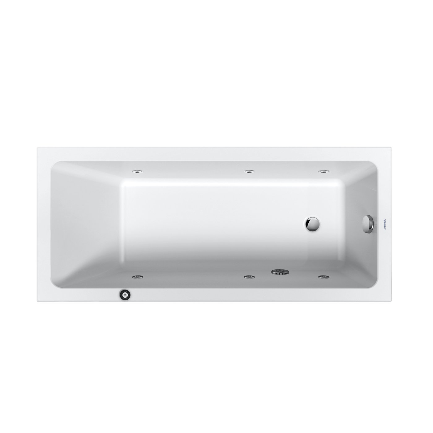 Duravit No.1 rectangular whirlbath white - 760488000JP1000 | REUTER