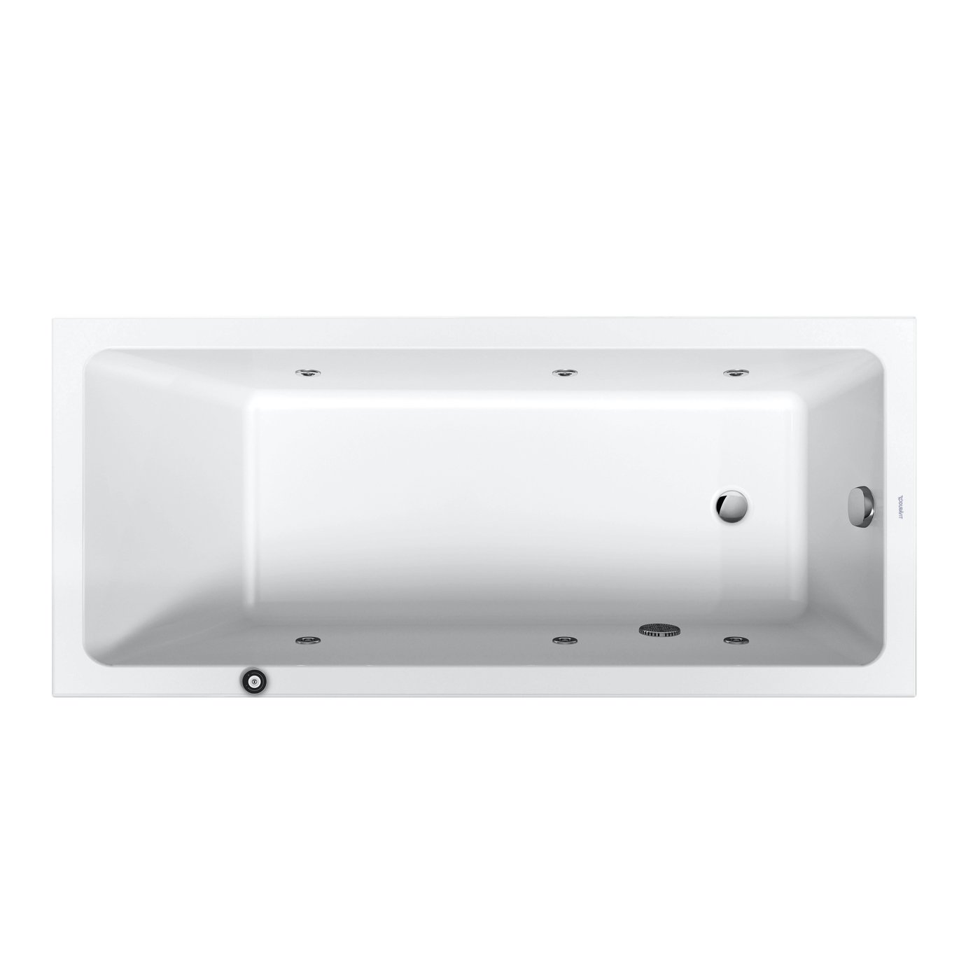 Duravit No.1 rectangular whirlbath white - 760490000JP1000 | REUTER