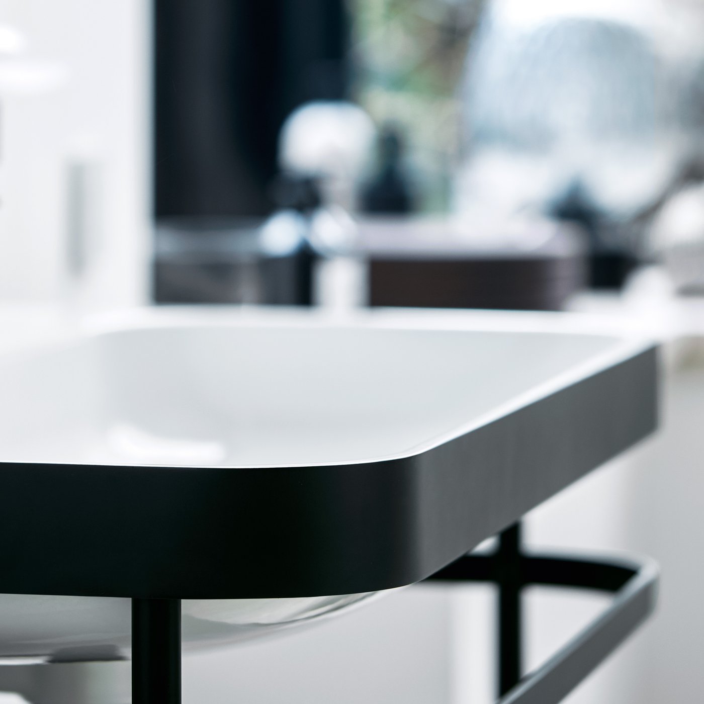 Duravit Happy D.2 Gestell mit Waschtisch, 1 Auszug steingrau seidenmatt ...