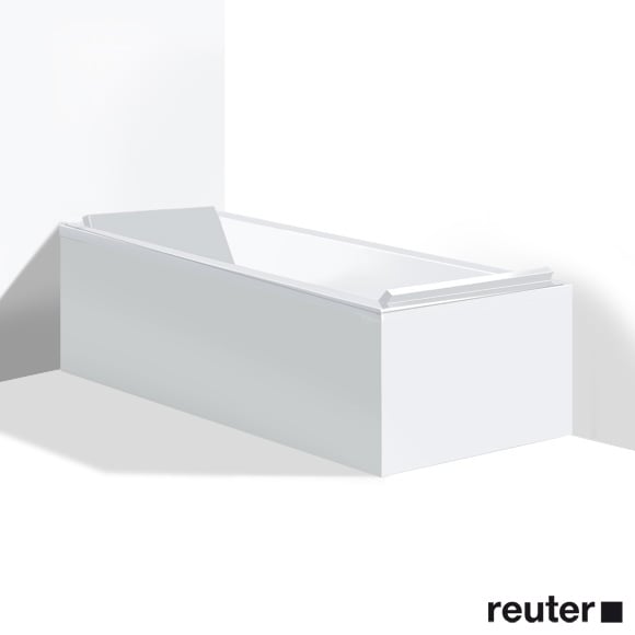 Duravit Starck Habillage baignoire simple / baignoire balnéo, angle ...