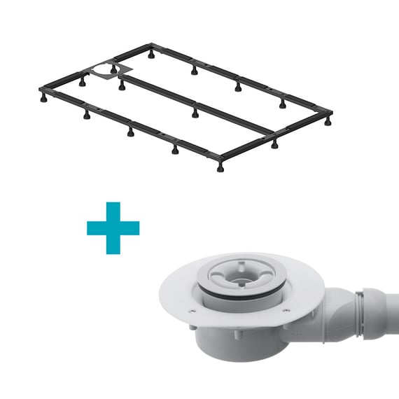 Duravit DuraSolid shower tray support set - 791103000000000 ...