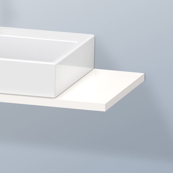 Duravit DuraStyle countertop white high gloss - DS105C02222#150 | REUTER