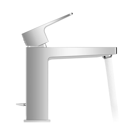 Duravit Manhattan basin fitting M with pop-up waste set, chrome ...