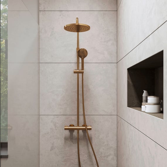 Duravit Shower Systems Colonne de douche, Mitigeur thermostatique ...