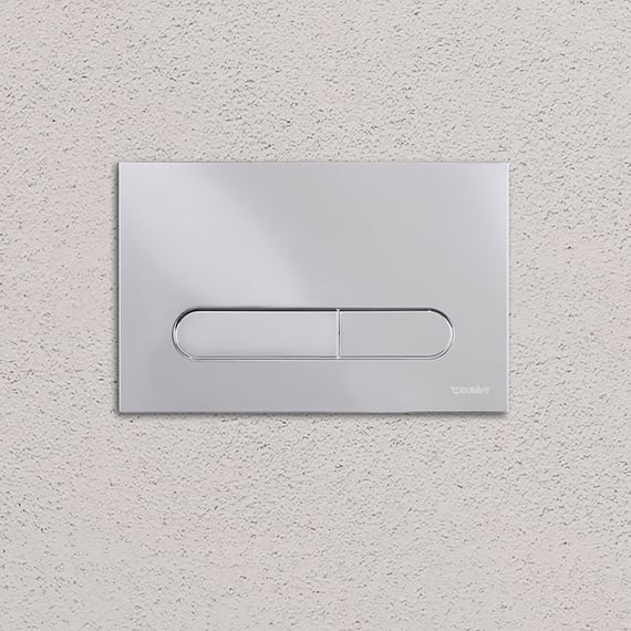Duravit DuraSystem flush plate Beta 100 chrome - WD5009021000 | REUTER