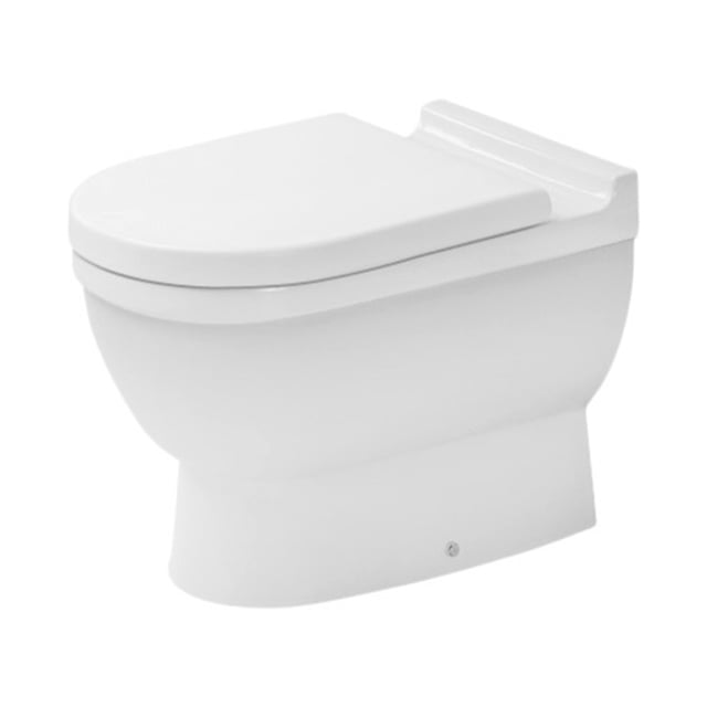 Duravit Starck 3 floorstanding, back-to-wall toilet white - 2068090000 ...