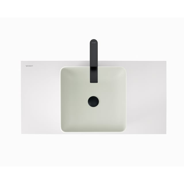 Duravit Sivida Aufsatzwaschtisch weiß seidenmatt/blassgrün matt ...