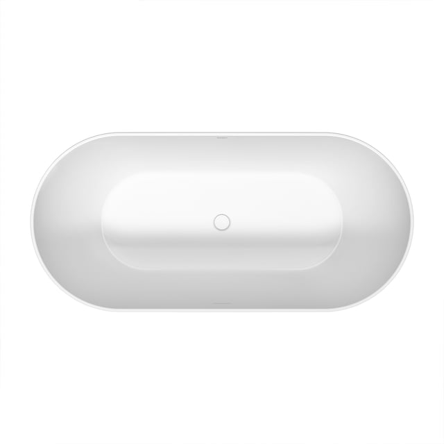 Duravit DuraKanto freistehende Badewanne, oval weiß - 700561000000000 ...