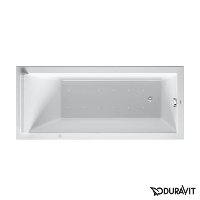 Duravit Starck rectangular whirlbath with Air-System, white ...