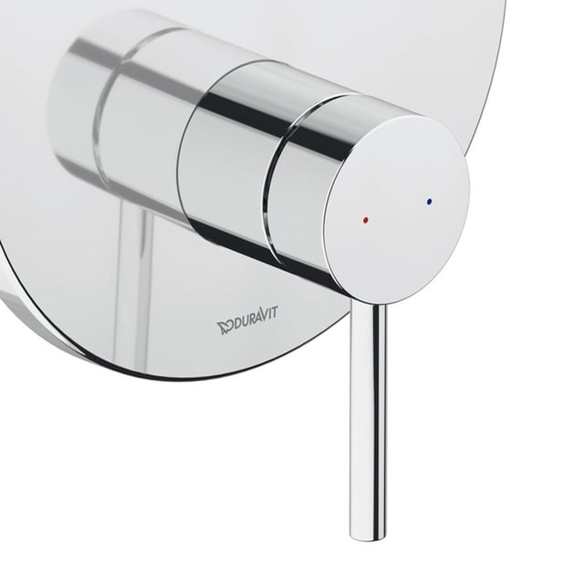 Duravit Circle concealed shower fitting with mixer chrome ...