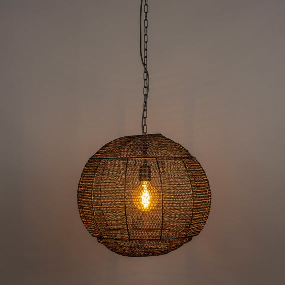 Dutchbone Meezan pendant light, E27 black - 5300195 | REUTER
