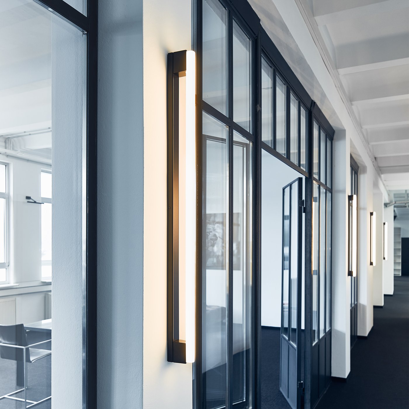 Decor Walther Omega wall light, S14s dimmable, matt black - 0306860 ...