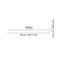Eglo PANDELLA 1 Wandleuchte, LED chrom/weiß - 96066 | REUTER