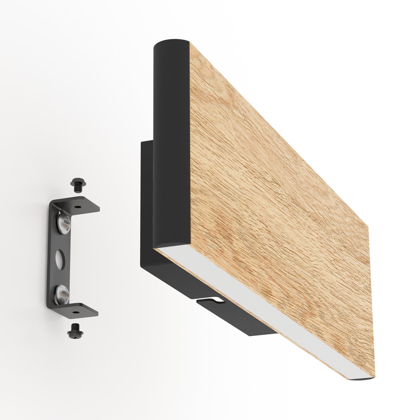Eglo CLIMENE wall light, LED black/brown - 390127 | REUTER