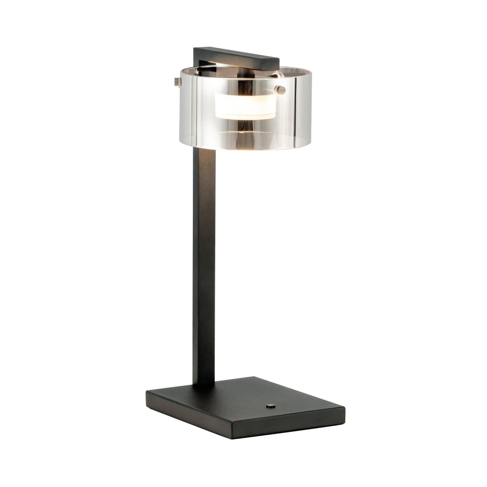 Eglo COPILLOS Tischleuchte, LED dimmbar, schwarz/transparent - 39877 ...