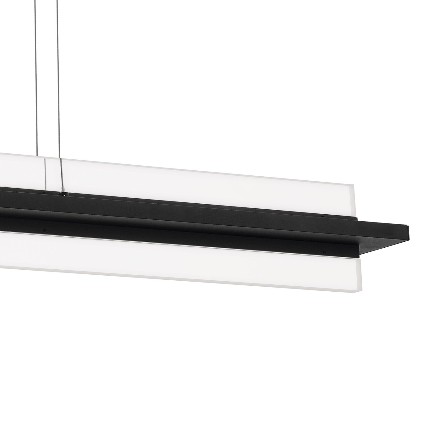Eglo SPADAFORA pendant light, LED dimmable, black/clear - 98495 | REUTER