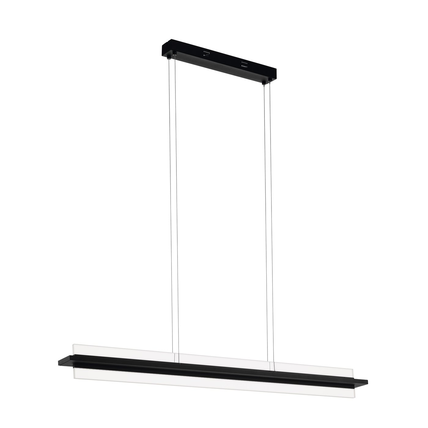 Eglo SPADAFORA pendant light, LED dimmable, black/clear - 98495 | REUTER