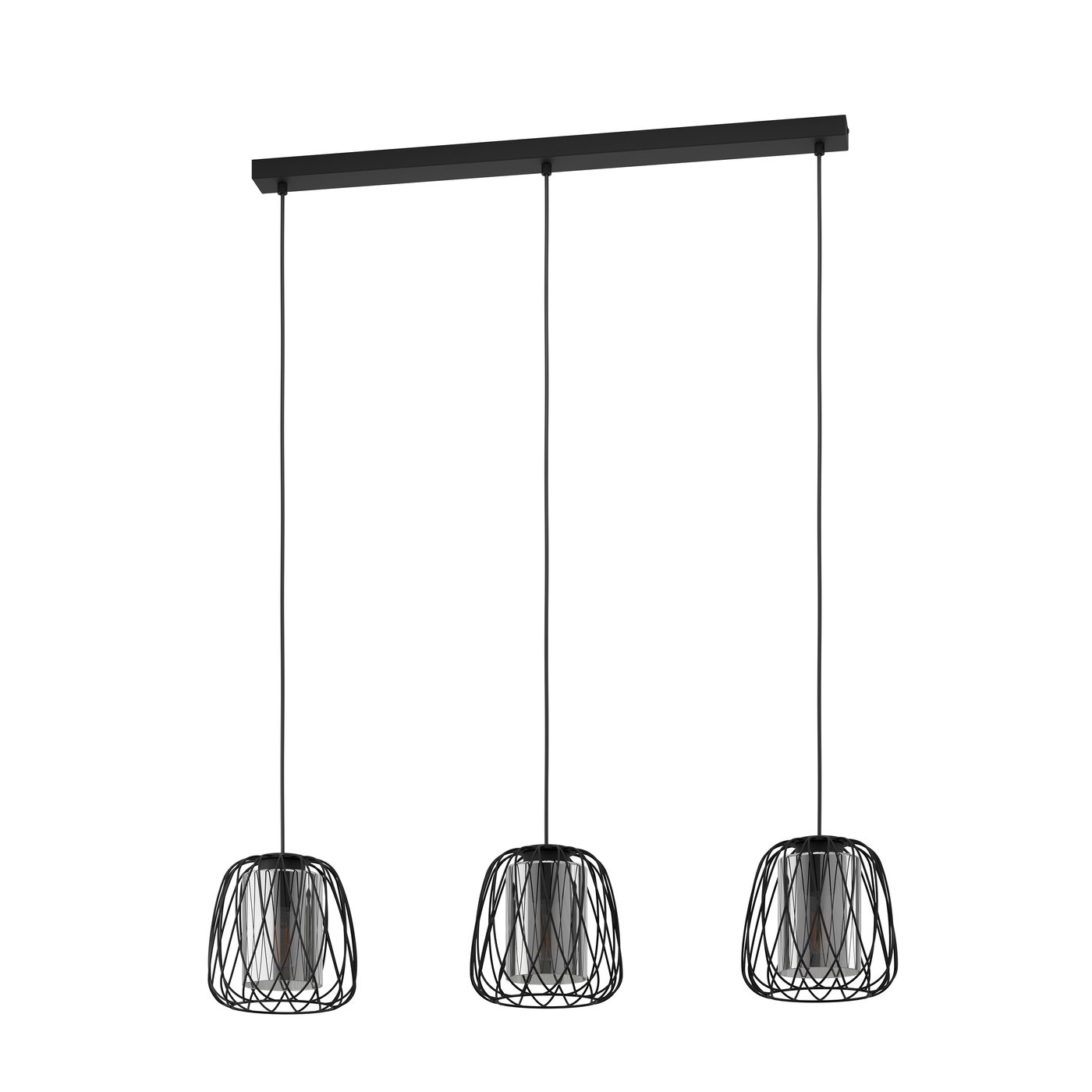 Eglo FLORESTA pendant light, E27 dimmable, black - 99706 | REUTER