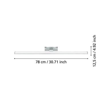 Eglo PANDELLA 1 Wandleuchte, LED chrom/weiß - 96066 | REUTER