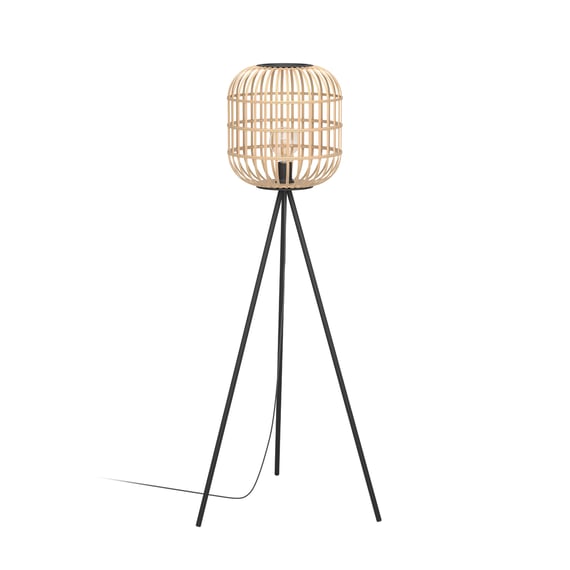 Eglo BORDESLEY floor lamp, E27 natural - 43219 | REUTER