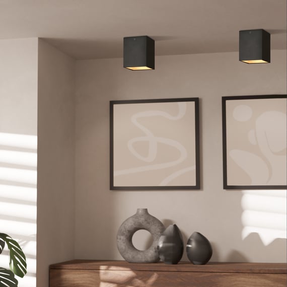 Eglo POLASSO spotlight, LED black/gold - 94497 | REUTER