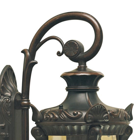 Elstead Lighting Philadelphia Down wall light, E27 dimmable, dark ...