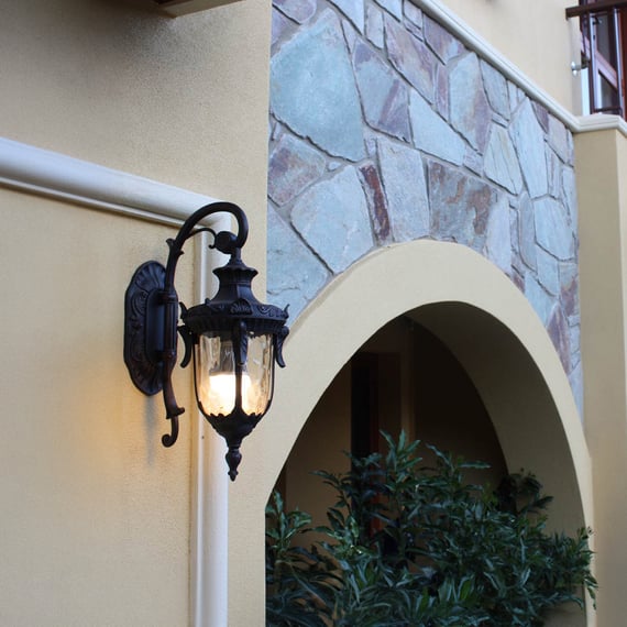 Elstead Lighting Philadelphia Down wall light, E27 dimmable, dark ...