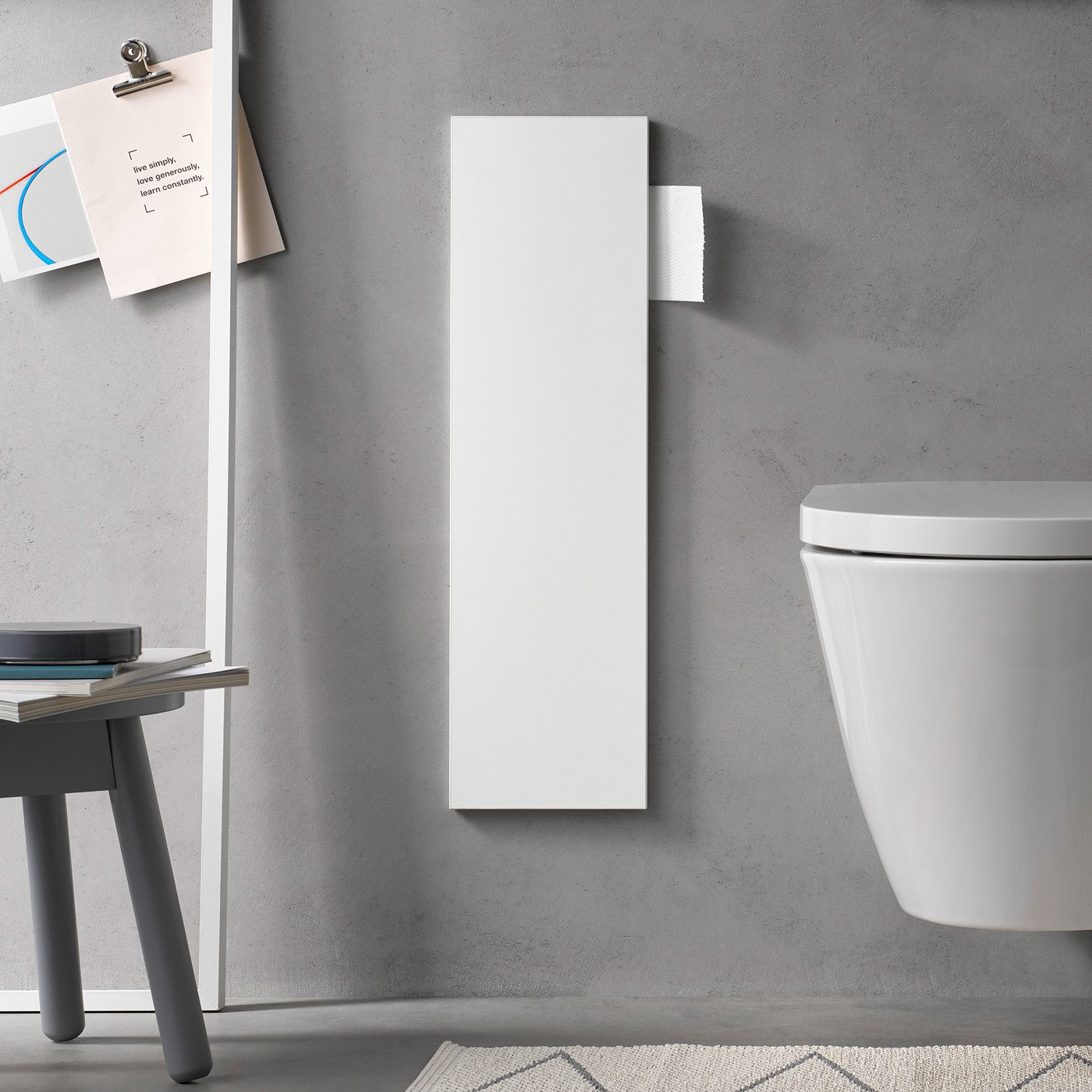 Emco Asis Pure WC-Modul mit Bürstengarnitur, mit Papierhalter, weiß ...