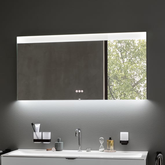 Emco MI 250 mirror with mirror heating, aluminium/satin ...