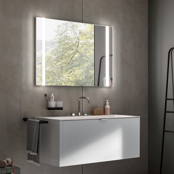 Emco MI 500 mirror aluminium/satin - 110080006060100 | REUTER