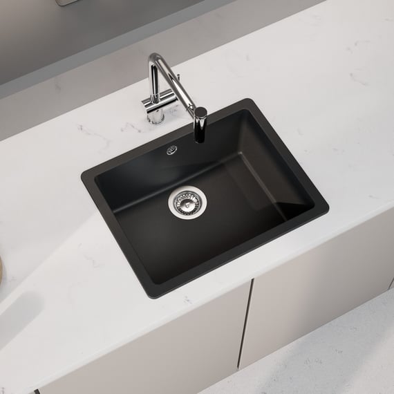 evineo line 600 kitchen sink W: 55 D: 43 cm anthracite - QUN100AN | REUTER