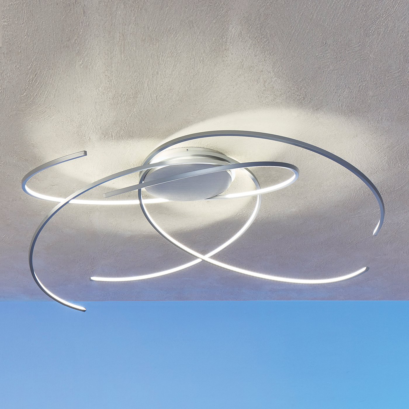Escale Space Deckenleuchte, LED dimmbar, aluminium - 44380309 | REUTER