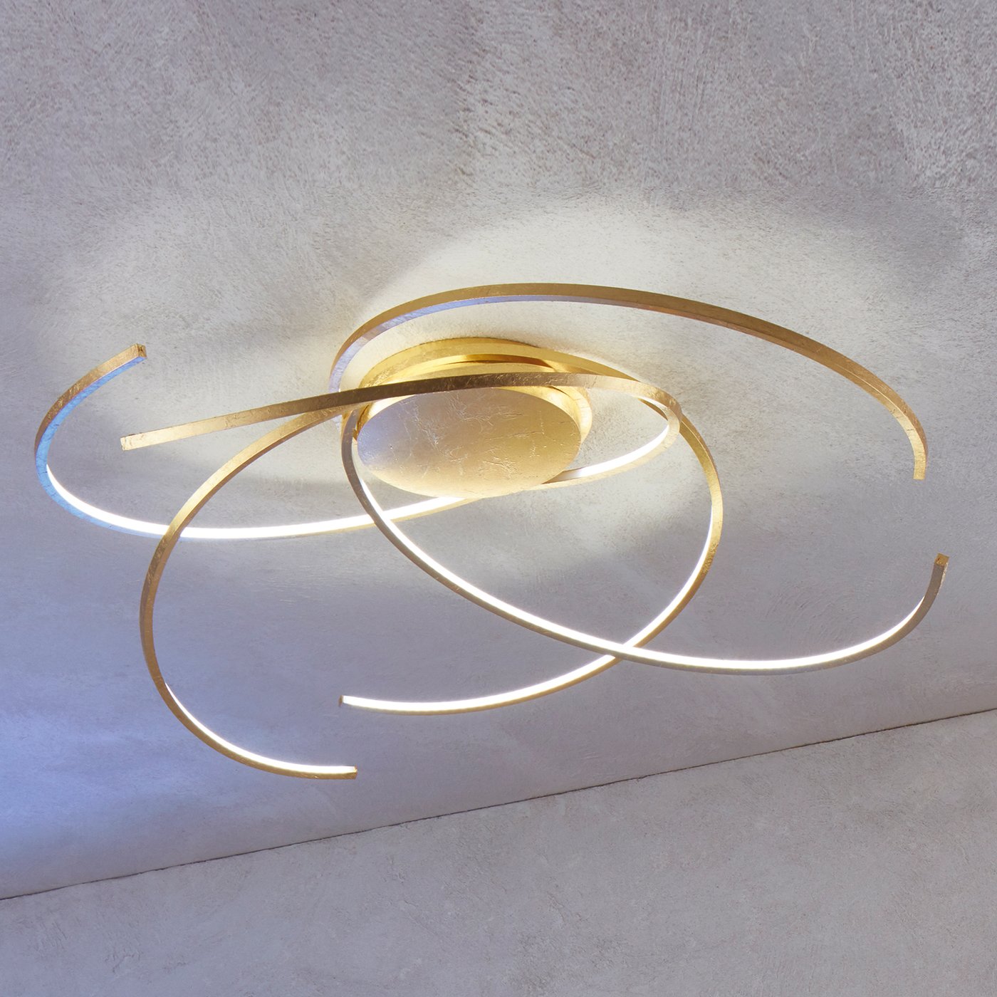 Escale Space Deckenleuchte, LED dimmbar, gold - 45280209 | REUTER
