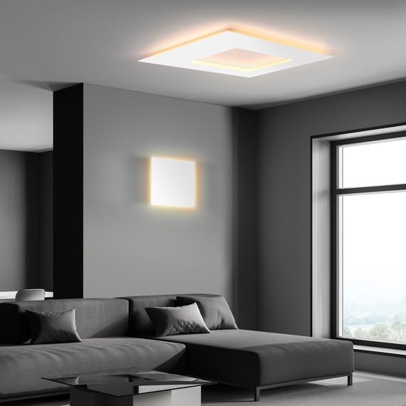 Escale Blade-Q LED ceiling light dimmable, white - 15980109 | REUTER