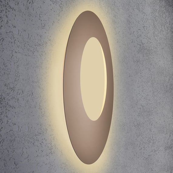 Escale Blade wall light/ceiling light, LED dimmable, taupe - 90280509 ...