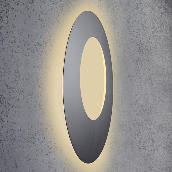 Escale Blade wall light/ceiling light, LED dimmable, anthracite ...