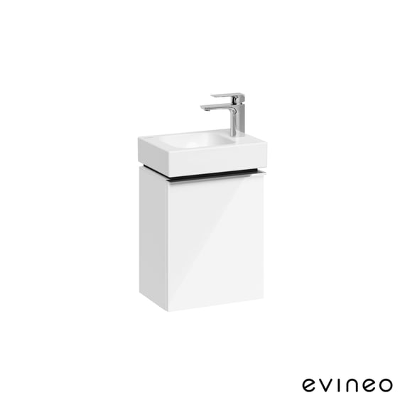 Geberit iCon Lave-mains, meuble sous-vasque ineo4 d’evineo l : 38 cm, 1 ...