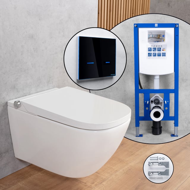 Stilvolle Dusch Wc Komplett Set Bilder